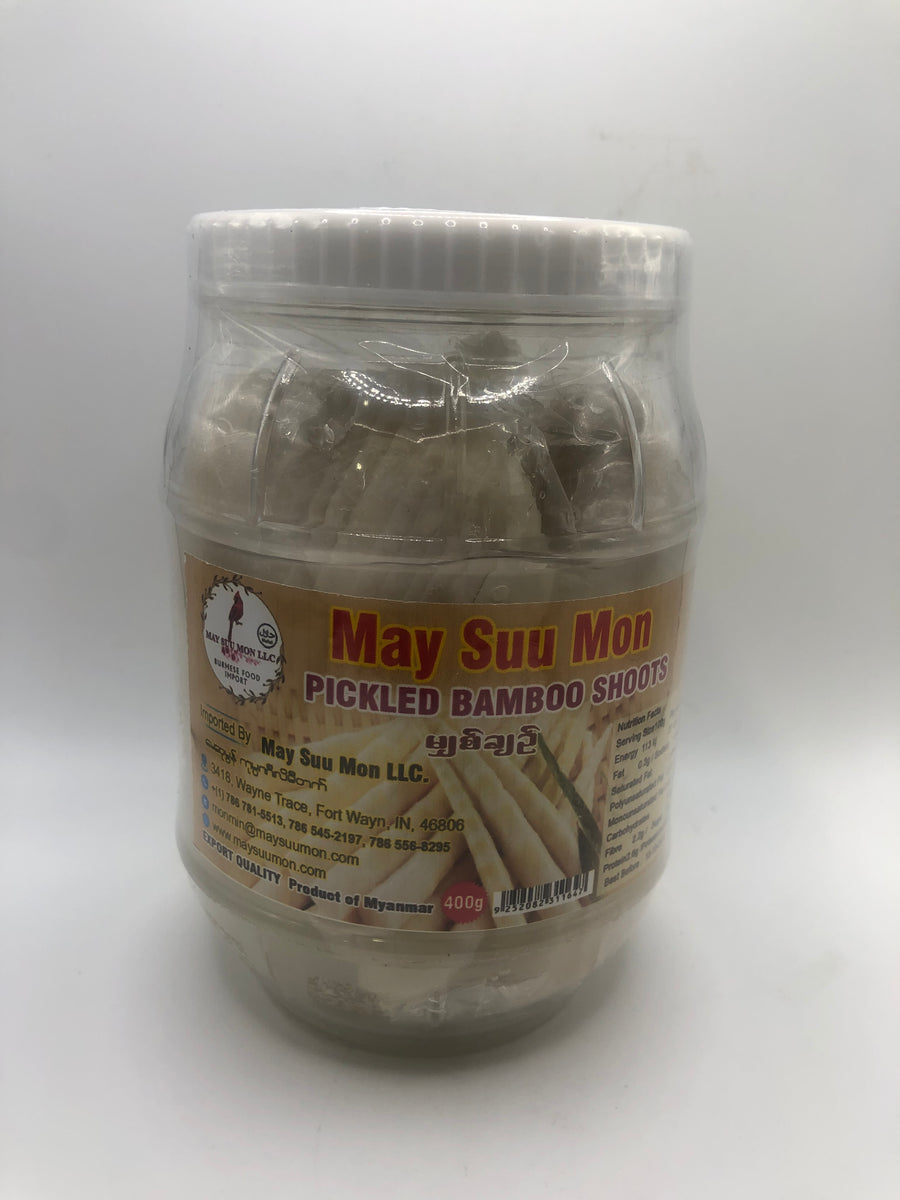 May Suu Mon Myanmar Sour Bamboo Shoot ( ပျဉ်း မနား ဝါး ဘိုး မျှစ် ချဉ် – Myanmar Food USA