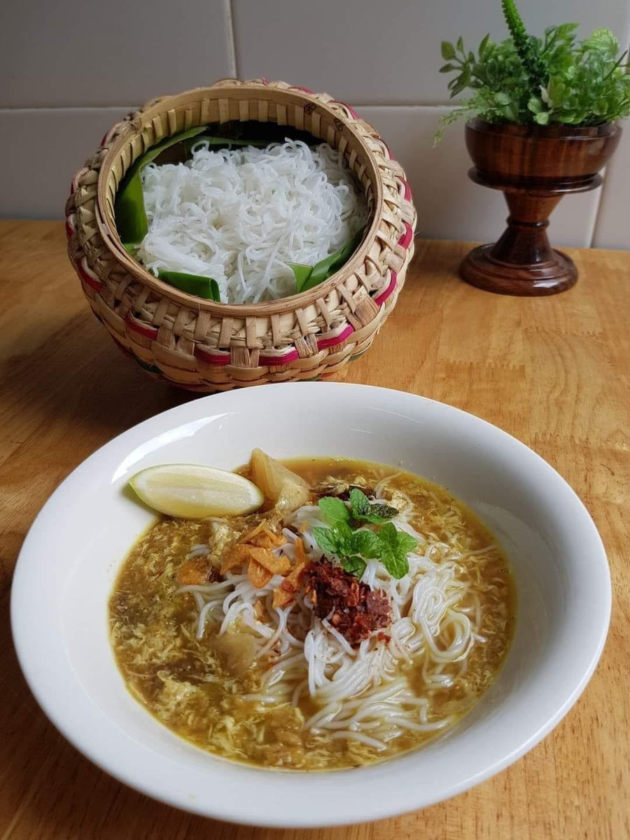 Pann Kha Yay Original Mohingha Paste (ပန်း ခရေ တောချက်မုန့်ဟင်းခါးအနှစ – Myanmar Food USA