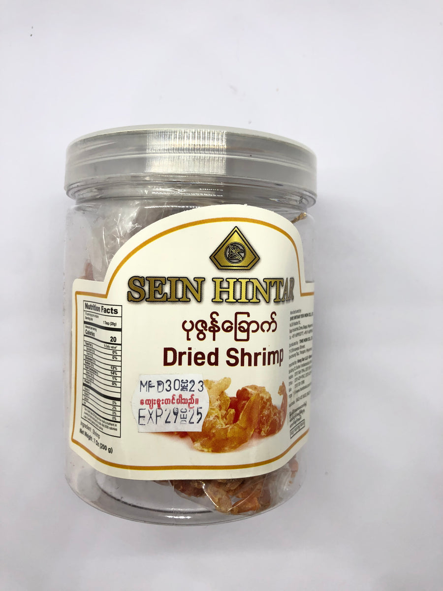 Sein Hinthar Dried Shrimp(စိန်ဟင်္သာပုဇွန်ခြောက်) – Myanmar Food USA