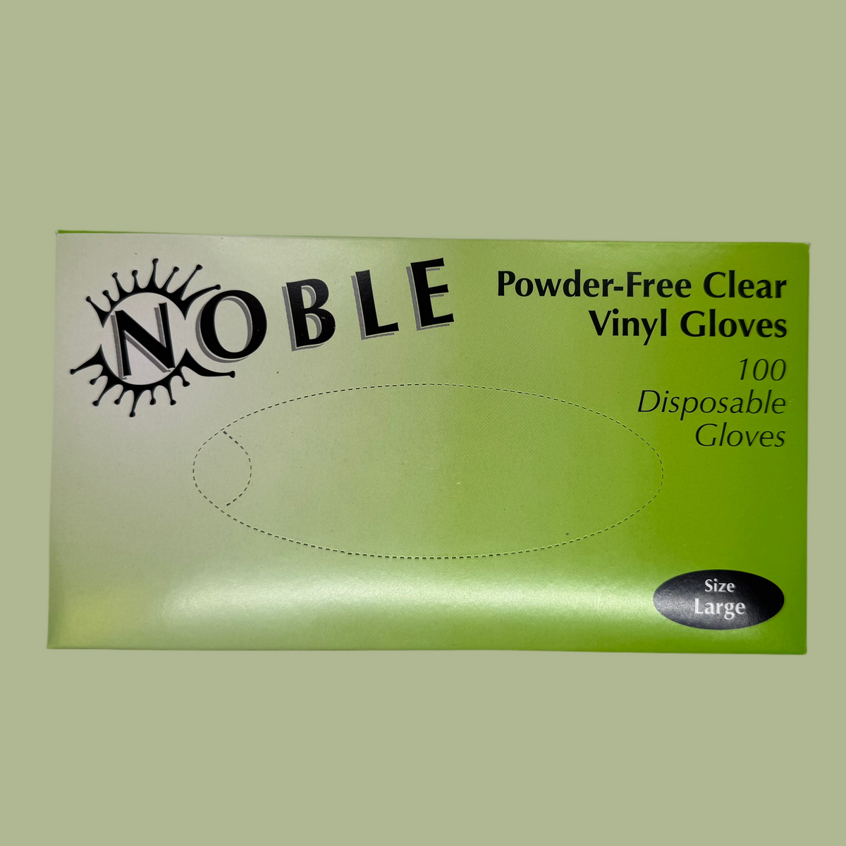 Noble (Power - Free Clear Vinyl Disposable Gloves (တခါ သုံး ဗိုင်း နယ ...