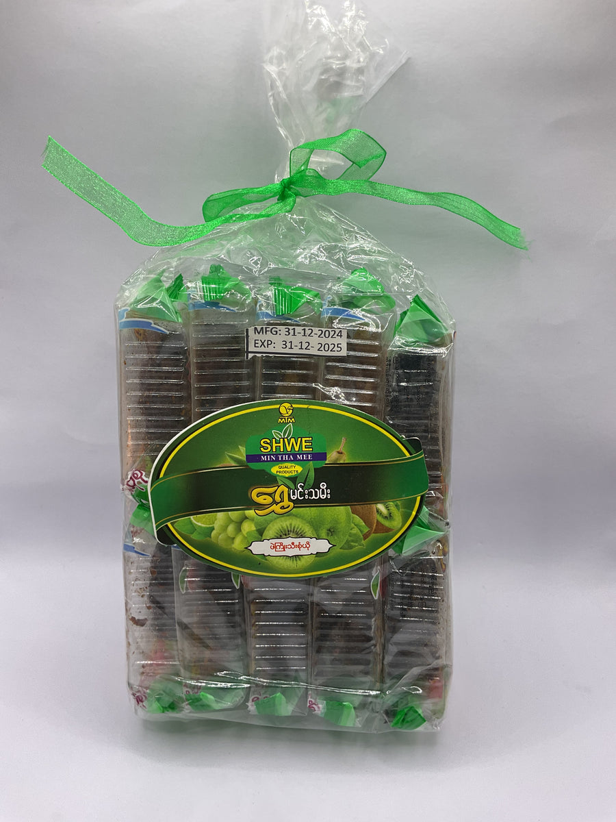 Shwe Min Tha Mee Sweet & Sour Assorted Fruits (ရွှေမင်းသမီးဖဲကြိုးသီးစ ...