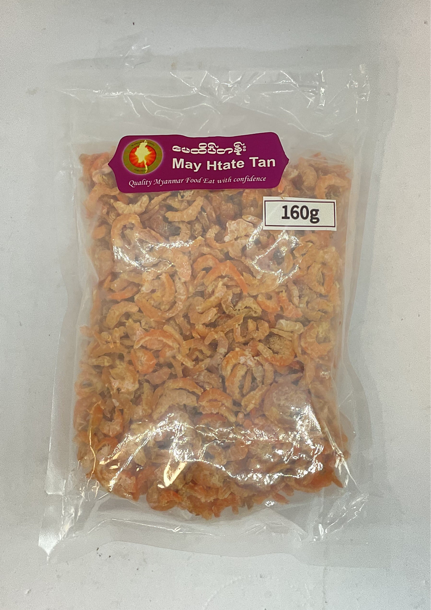 May Htate Tan Dried Shrimp 160g (ပုဇွန်ခြောက်) – Myanmar Food USA