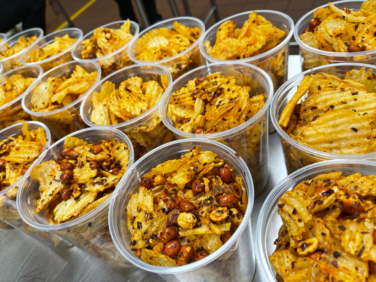 Essential Spicy Potato Chips with Peanut (မရှိ မဖြစ် မြန်မာအရသာ အာလူးစ ...