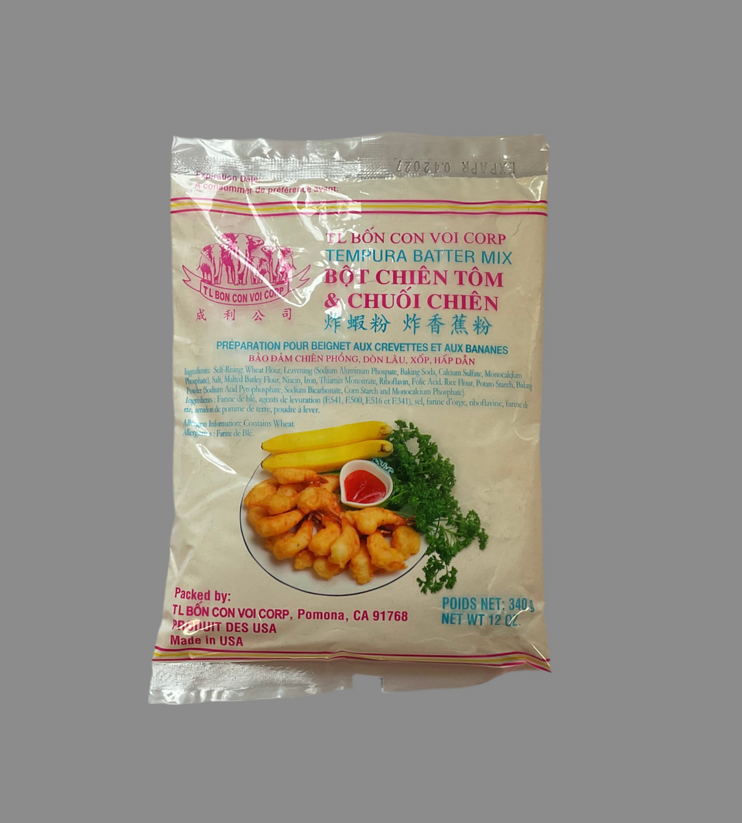 TL BON CON VOI CORP TEMPURA BATTER MIX POWDER (အကြော်မှုန့်) – Myanmar ...