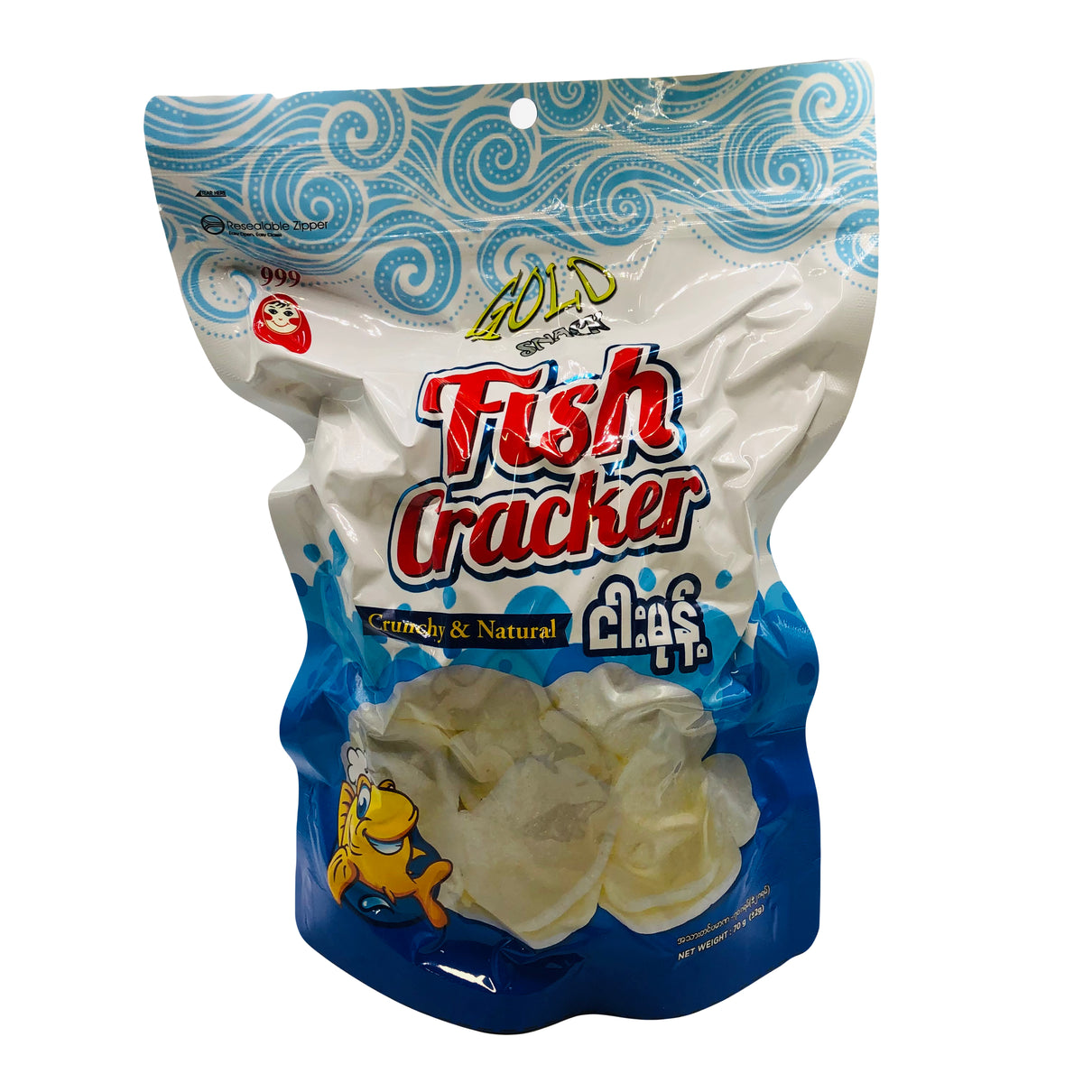 Gold Snack - Fish Cracker (ငါးမုန့်) – Myanmar Food USA