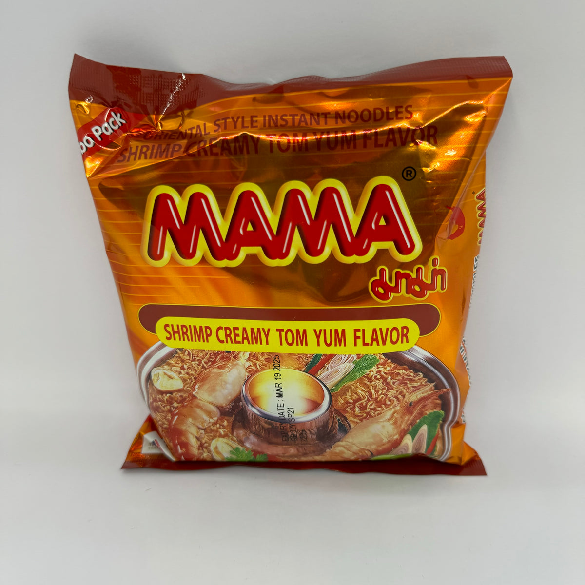MAMA Shrimp Creamy Tom Yum Flavor (မာမား တုံ ယမ်း ပု ဇွန် အ နှစ် အရ သာ ...