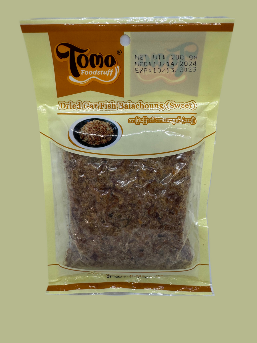 Tomo Dried Gar Fish Balachaung (တို မို အာ ဗြဲခြောက် ဘာ လ ချောင်ကြော ...