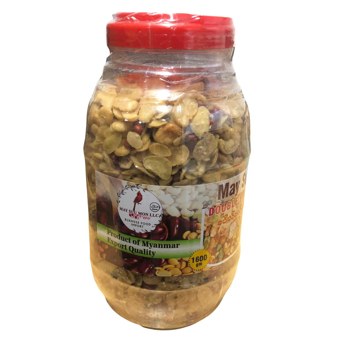 May Suu Mon Special Double Fried Beans - Party Size - (မေ စု မွန် ပဲ န – Myanmar Food USA