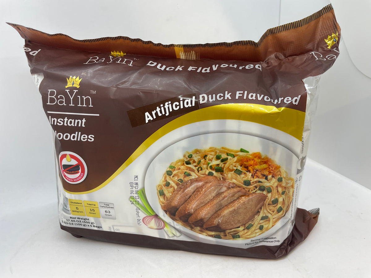 Ba Yin Duck Flavored Instant Noodle (ဘုရင် တံဆိပ်ဆီချက်ခေါက်ဆွဲ) 5 pks ...