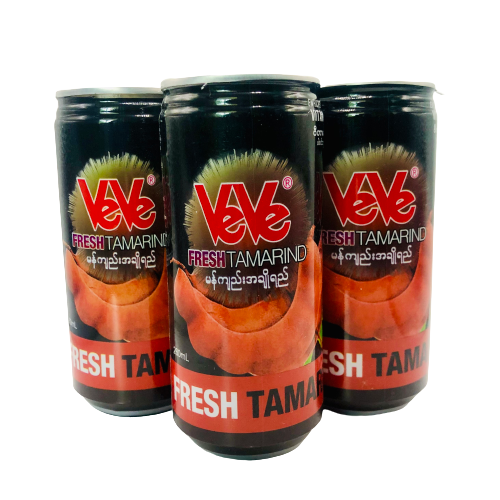 VeVe Fresh Tamarind Juice 3 cans (မန်ကျည်းအချိုရည်) – Myanmar Food USA