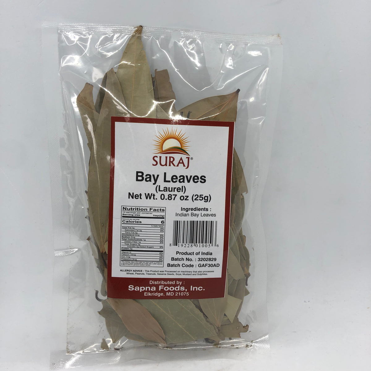 Suraj - Bay Leaves Whole ( ကရ ဝေး ရွက်) – Myanmar Food USA