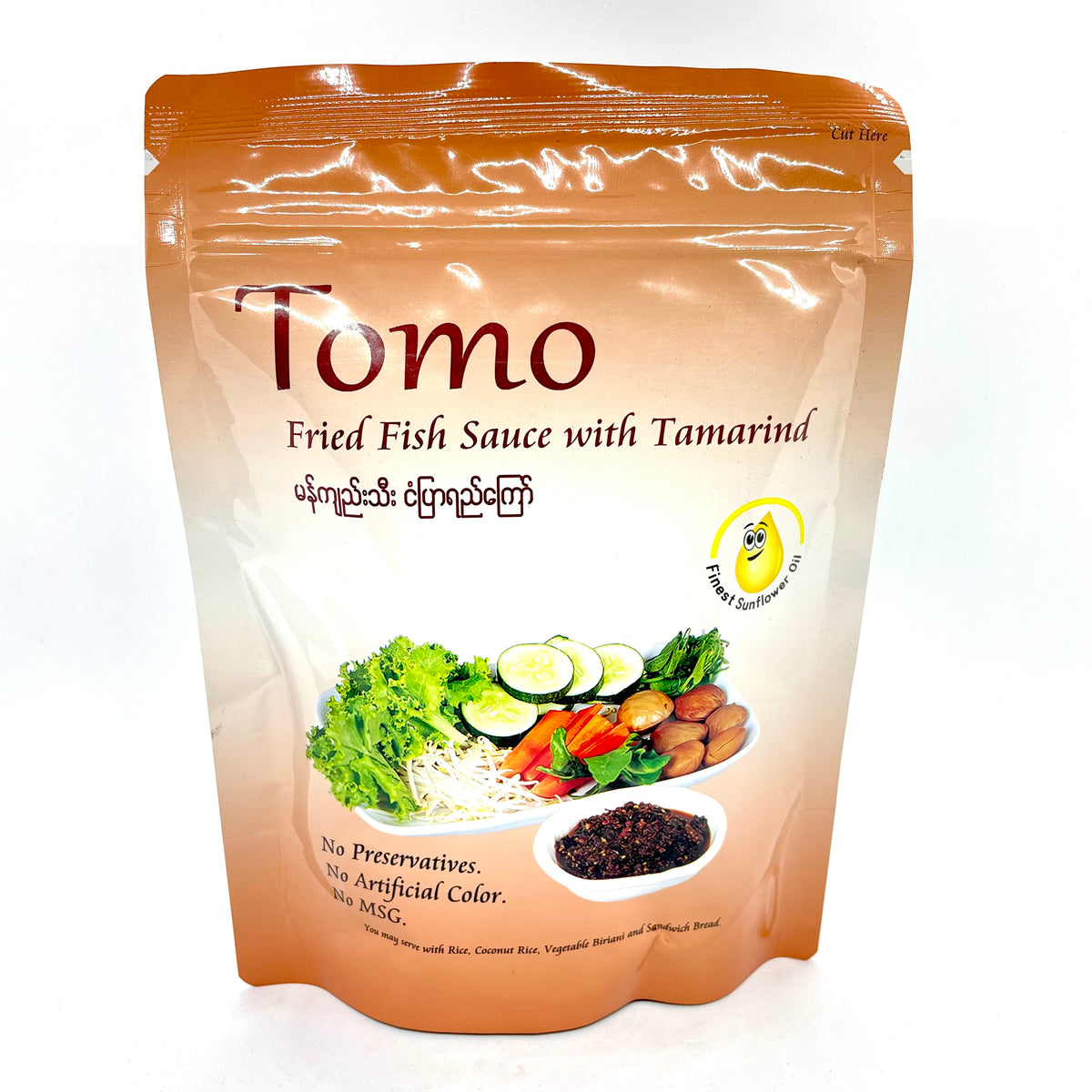 Tomo Fried Fish Sauce (Tamarind) (မန်ကျည်းသီးငံပြာရည်ကြော်) – Myanmar ...