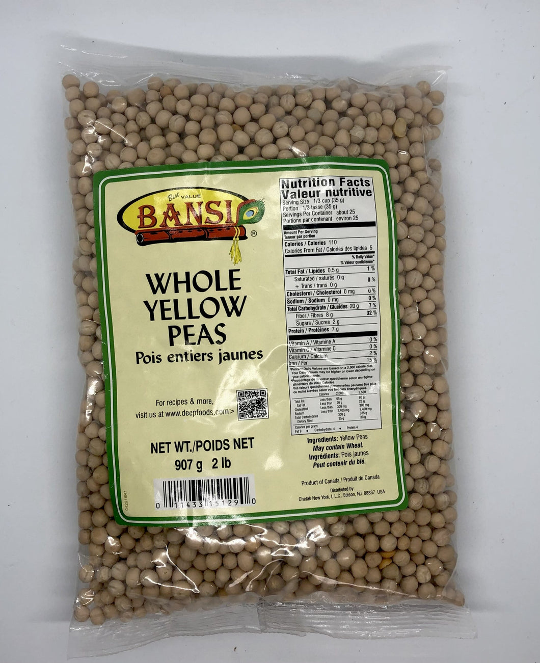 BANSI Whole Yellow Beans (ပဲပြုတ် ပဲ) – Myanmar Food USA