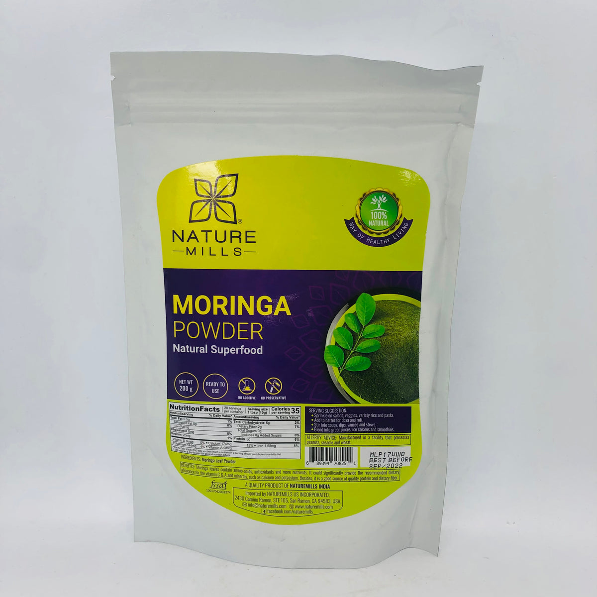 Nature Mills - Moringa Powder (ဒန့်ဒလွန် မှုန့်) – Myanmar Food USA